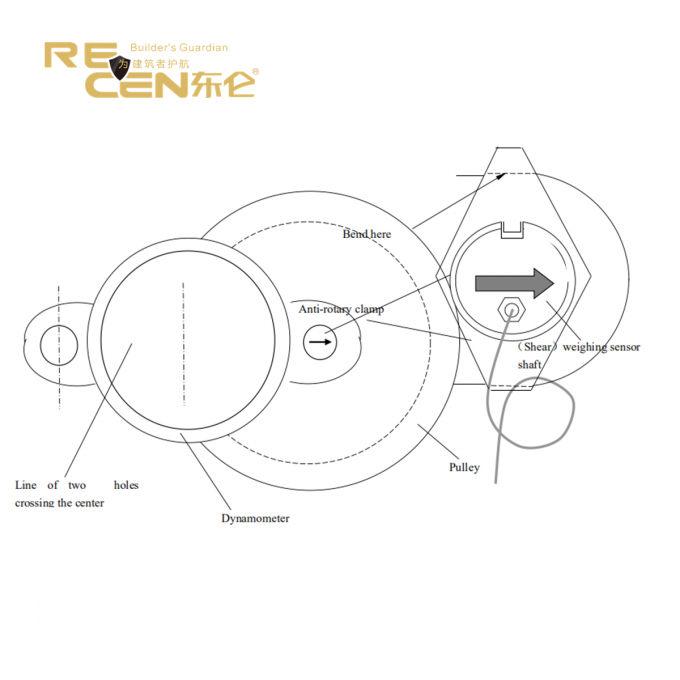 Load Cell Pin Load Moment Indicator Weight Sensor Shaft